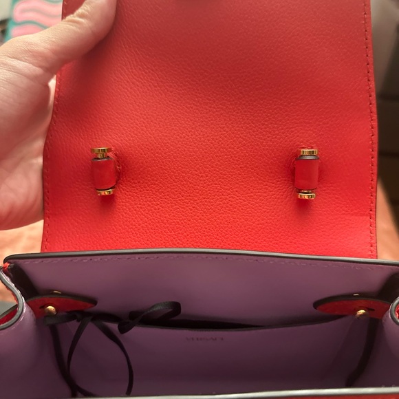 Versace | Bags | Versace La Medusa Top Handle Bag Leather Small Red ...